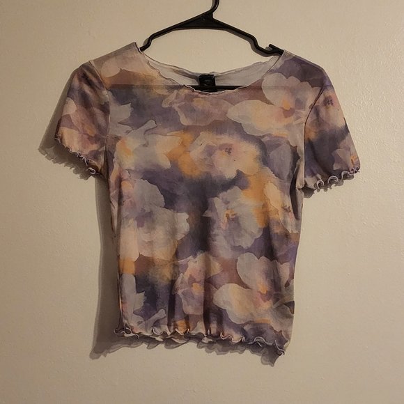 Urban Outfitters | Tops | Urban Outfitters Mesh Cloud Top | Poshmark